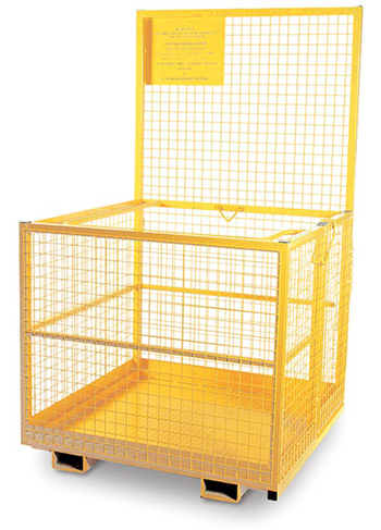 Forklift work platform - safety cages